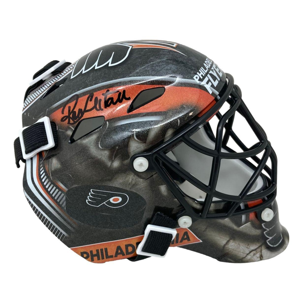 Ron Hextall Signed Flyers Mini Goalie Mask (Beckett) | Pristine Auction