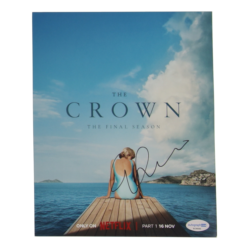 Elizabeth Debicki Signed "The Crown" 8x10 Poster (ACOA) | Pristine Auction