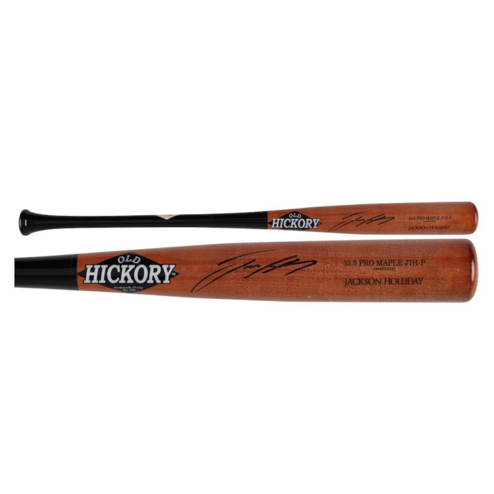 Jackson Holliday Signed Old Hickory Player Model Baseball Bat (Fanatics ...