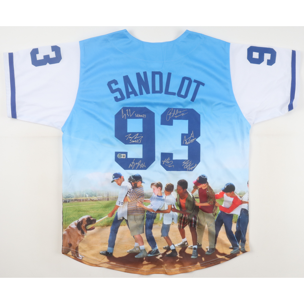 Jersey Cast-Signed by (7) with Tom Guiry, Chauncey Leopardi, Marty York ...