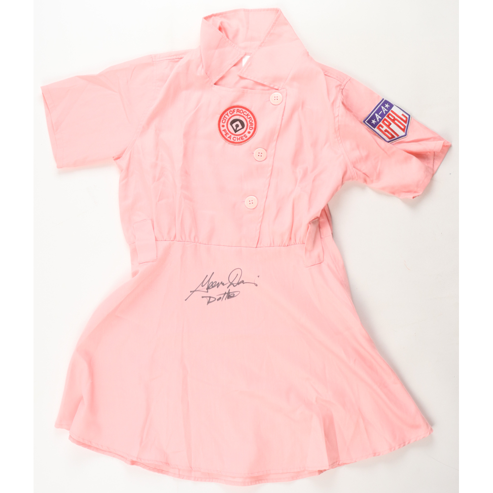 Geena Davis Signed "A League of Their Own" Racine Belles Baseball ...