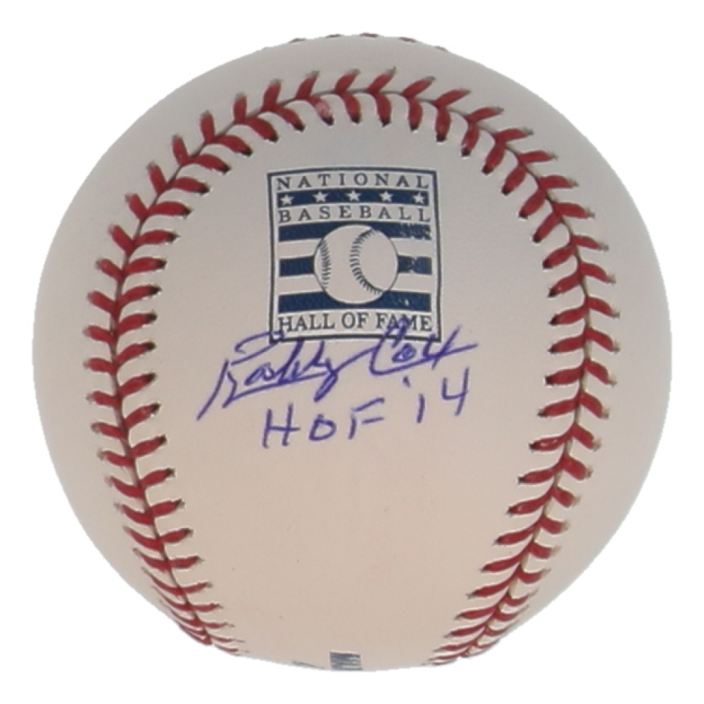 Bobby Cox Signed OML Hall of Fame Logo Baseball Inscribed "HOF '14 ...
