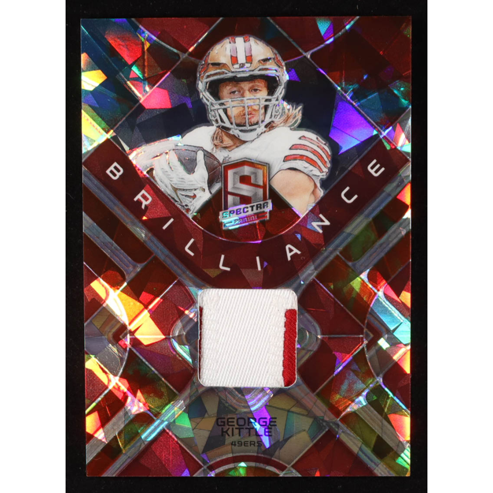 George Kittle 2023 Panini Spectra Brilliance Materials Astral #27 #15/40 | Pristine Auction