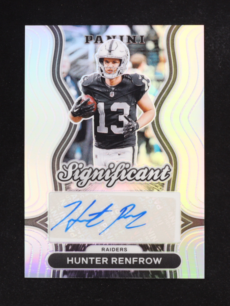 Hunter Renfrow 2024 Prizm #SS-HRW Significant Signatures Price Guide ...