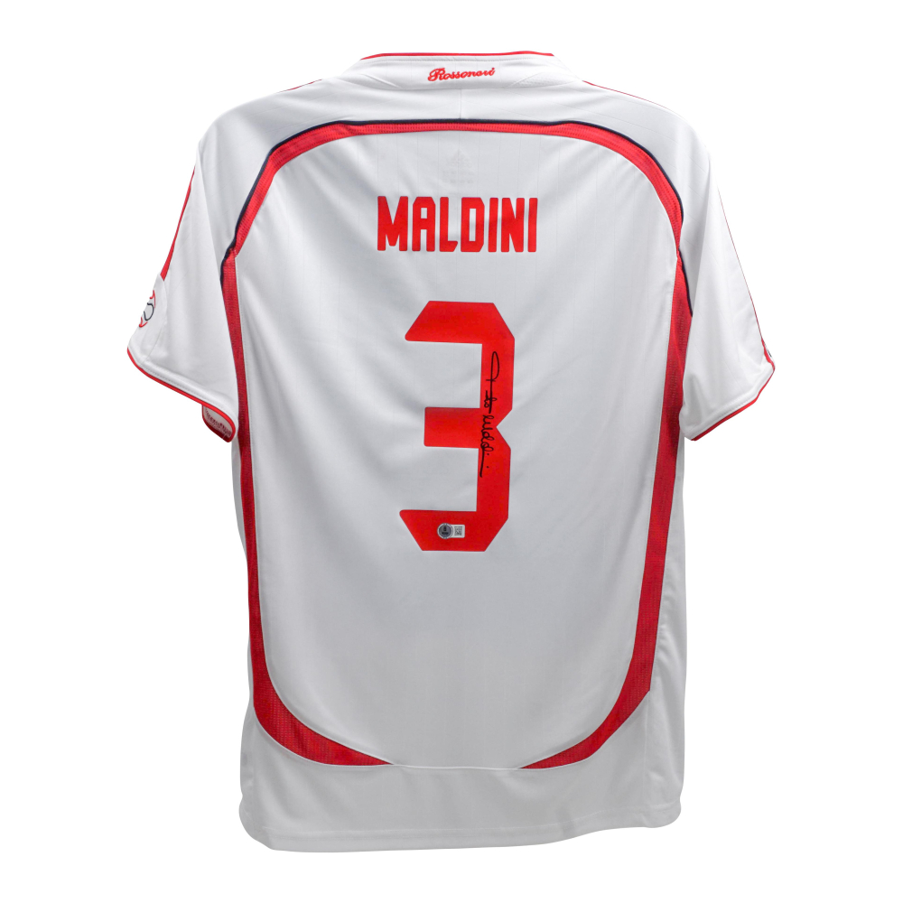 Paolo Maldini Signed AC Milan Adidas Authentic Jersey (Beckett) | Pristine Auction