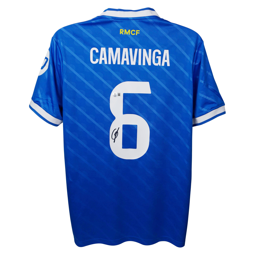 Eduardo Camavinga Signed Real Madrid Adidas Authentic Jersey (Beckett ...