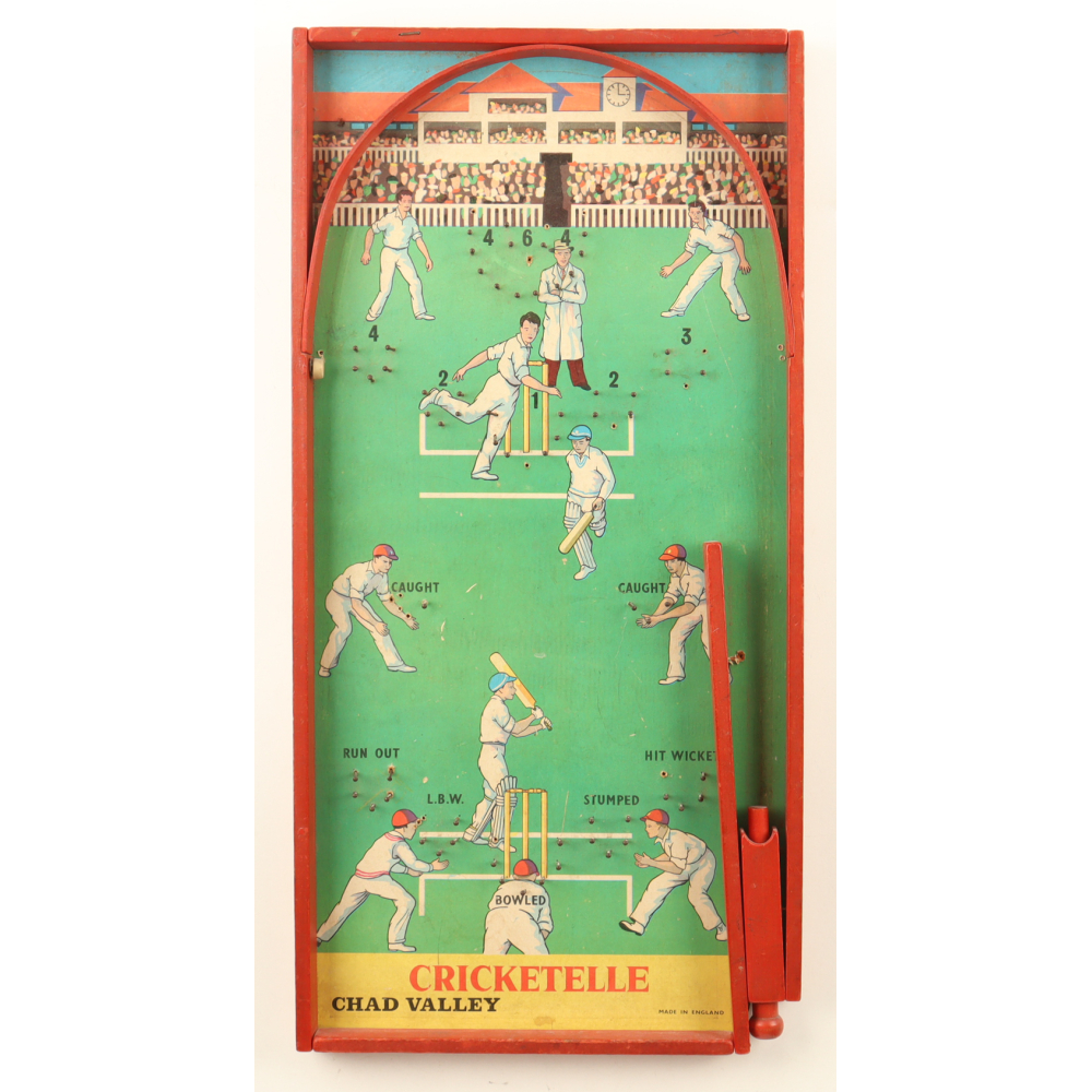 Vintage Chad Valley Cricketelle Pin Board Game | Pristine Auction