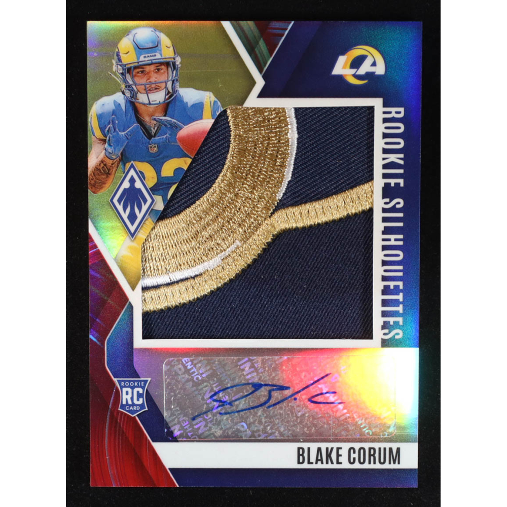 Blake Corum 2024 Panini Phoenix Rookie Silhouettes Dreamweaver #12 #2/6 ...