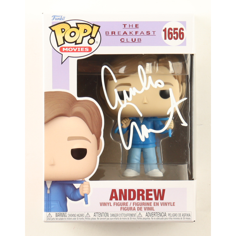 Emilio Estevez Signed "The Breakfast Club" #1656 Andrew Funko Pop ...