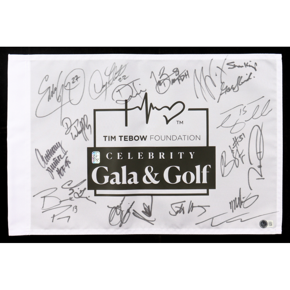 2024 Tebow Foundation Celebrity Gala & Golf Classic Pin Flag Signed By ...
