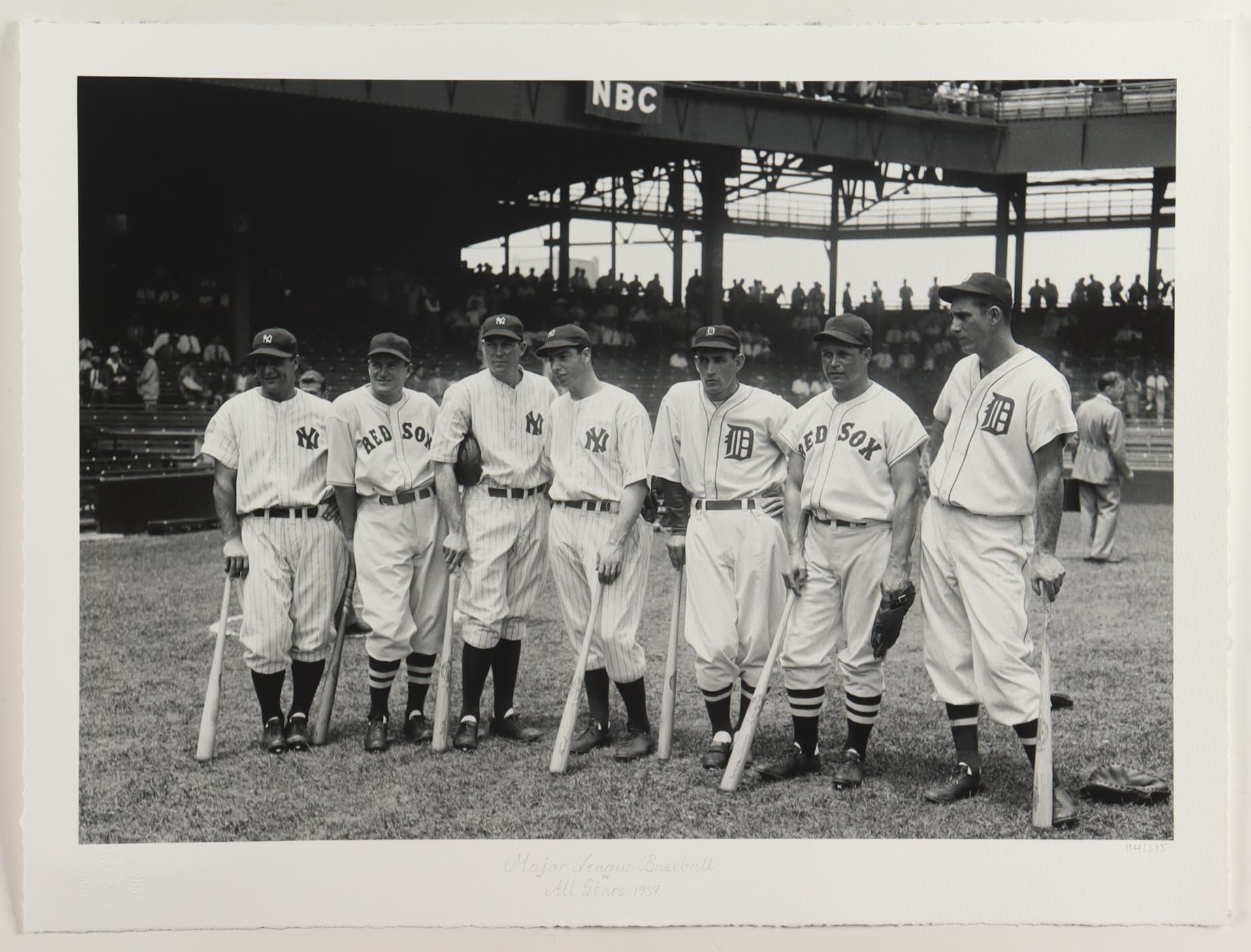 Historical Photo Archive - "Major League Baseball All Stars 1937" with ...