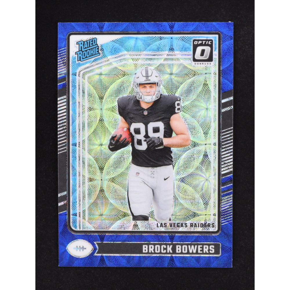 Brock Bowers 2024 Donruss Optic Blue Scope #215 RR RC | Pristine Auction