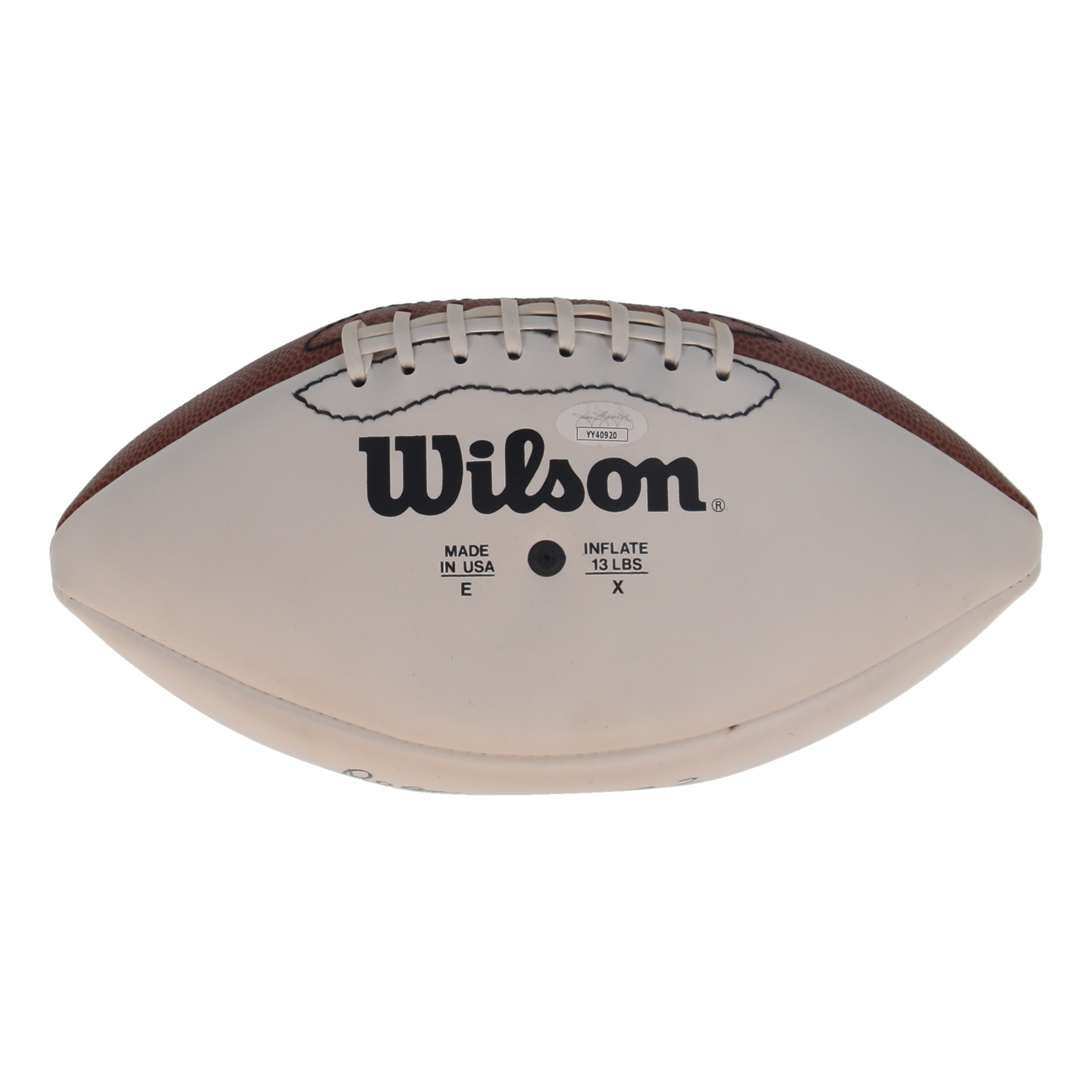 Reggie White Signed White Panel Football (JSA) | Pristine Auction