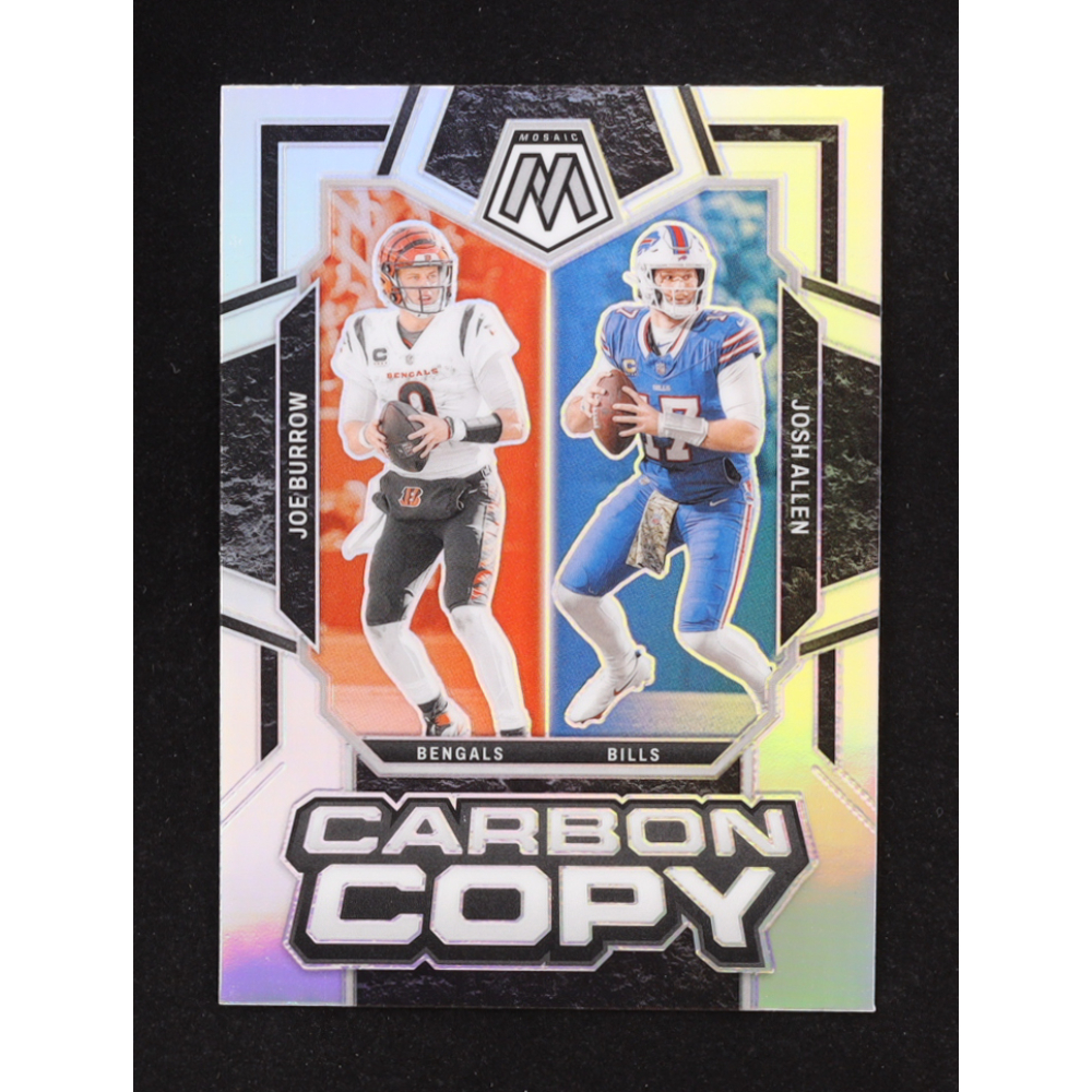 Joe Burrow / Josh Allen 2024 Panini Mosaic Carbon Copy #7 | Pristine ...