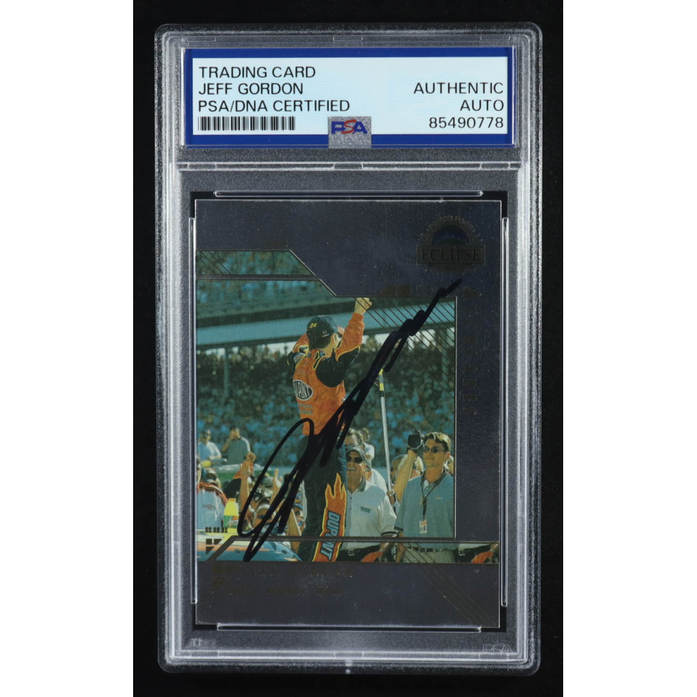 Jeff Gordon Signed 2002 Press Pass Eclipse Solar Eclipse #S32 ACC (PSA ...