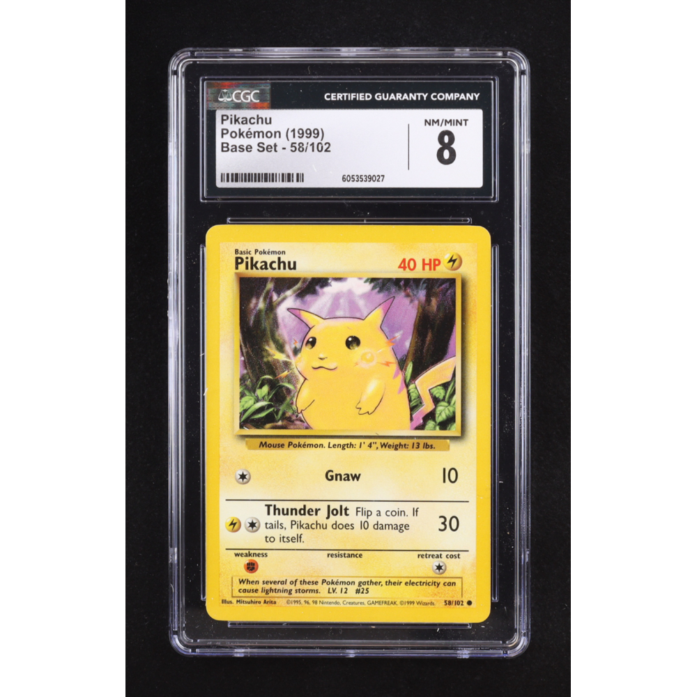 Pikachu 2000 Pokemon Base 2 Unlimited #87 (CGC 8) | Pristine Auction
