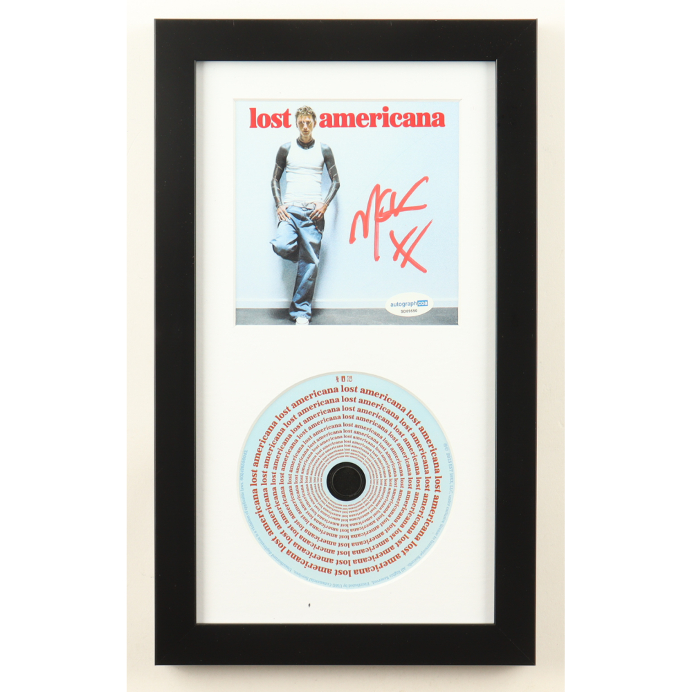 MGK Signed Custom Framed "Lost Americana" CD Album Insert Display With ...