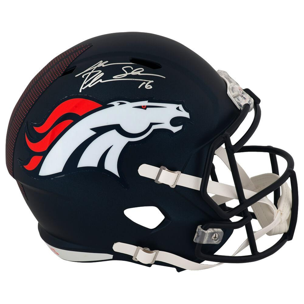 Jake Plummer Signed Broncos Full-Size Flash Alternate Speed Helmet ...