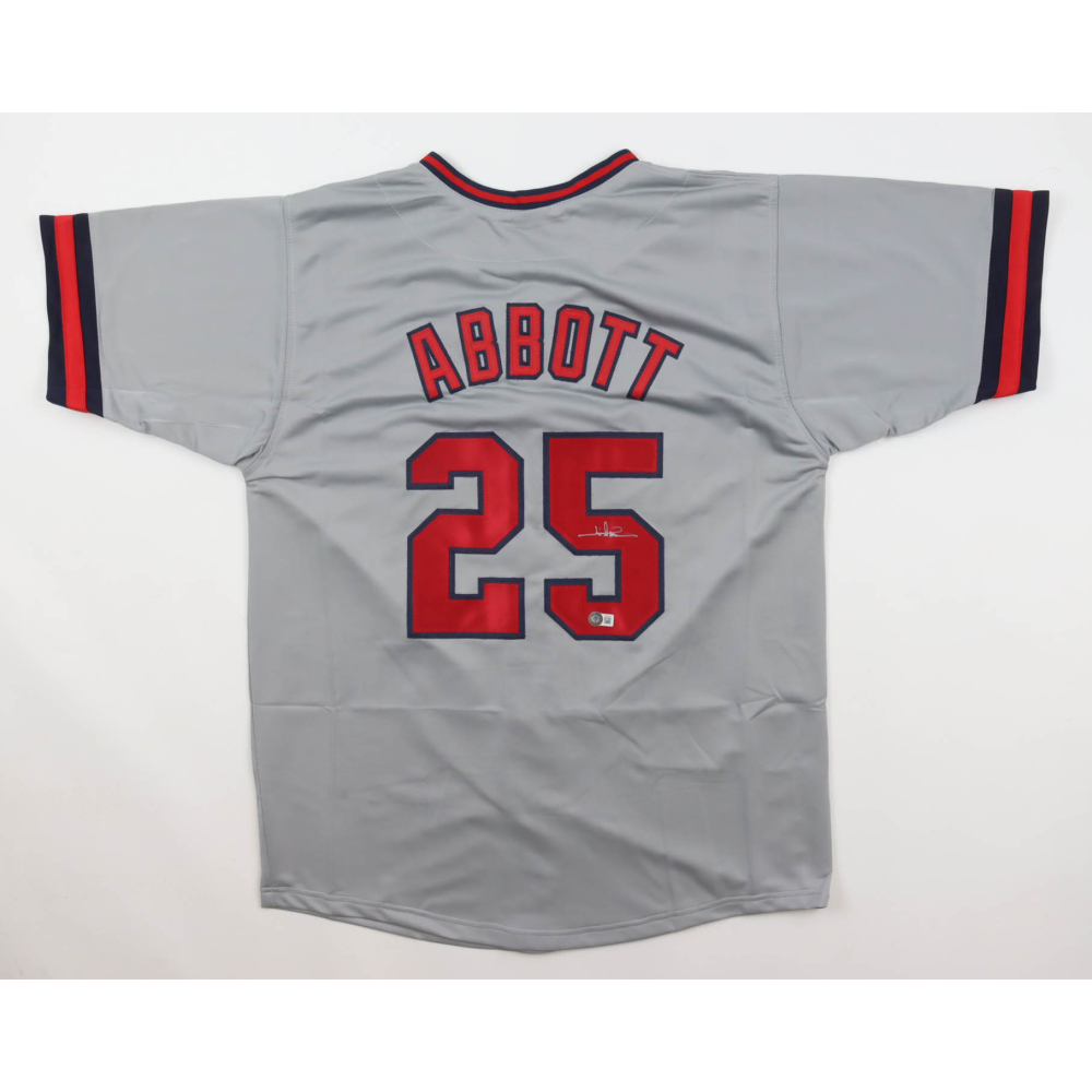 Jim Abbott Signed Jersey (Beckett) | Pristine Auction