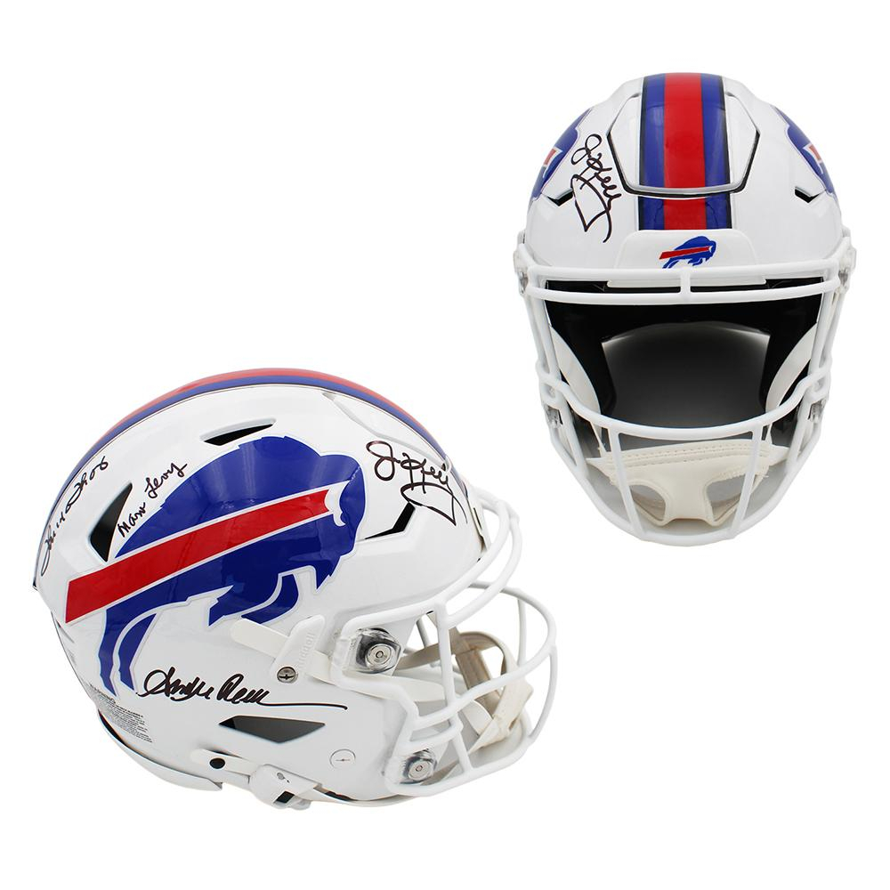 Bills Full-Size Authentic On-Field Speedflex Helmet Signed By (4) with ...