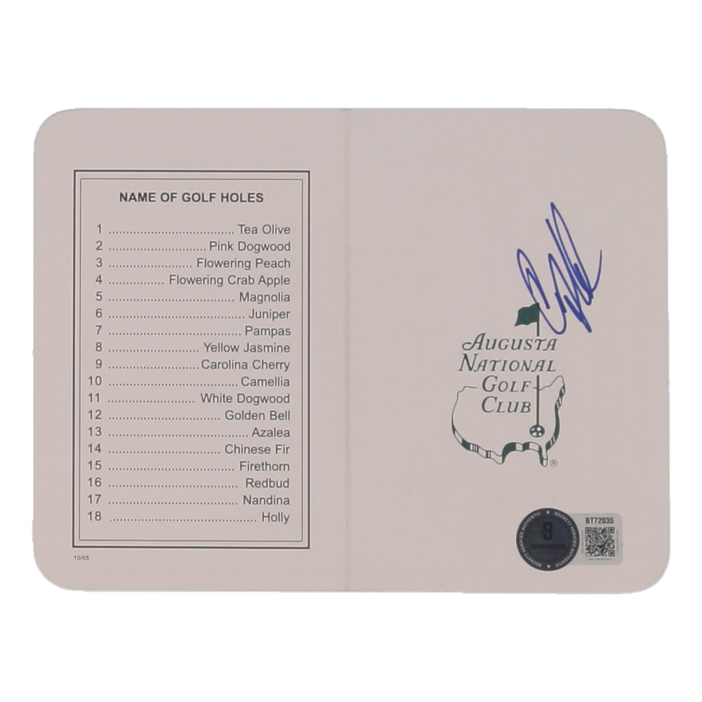 Craig Stadler Signed Masters Tournament Scorecard (Beckett) | Pristine ...