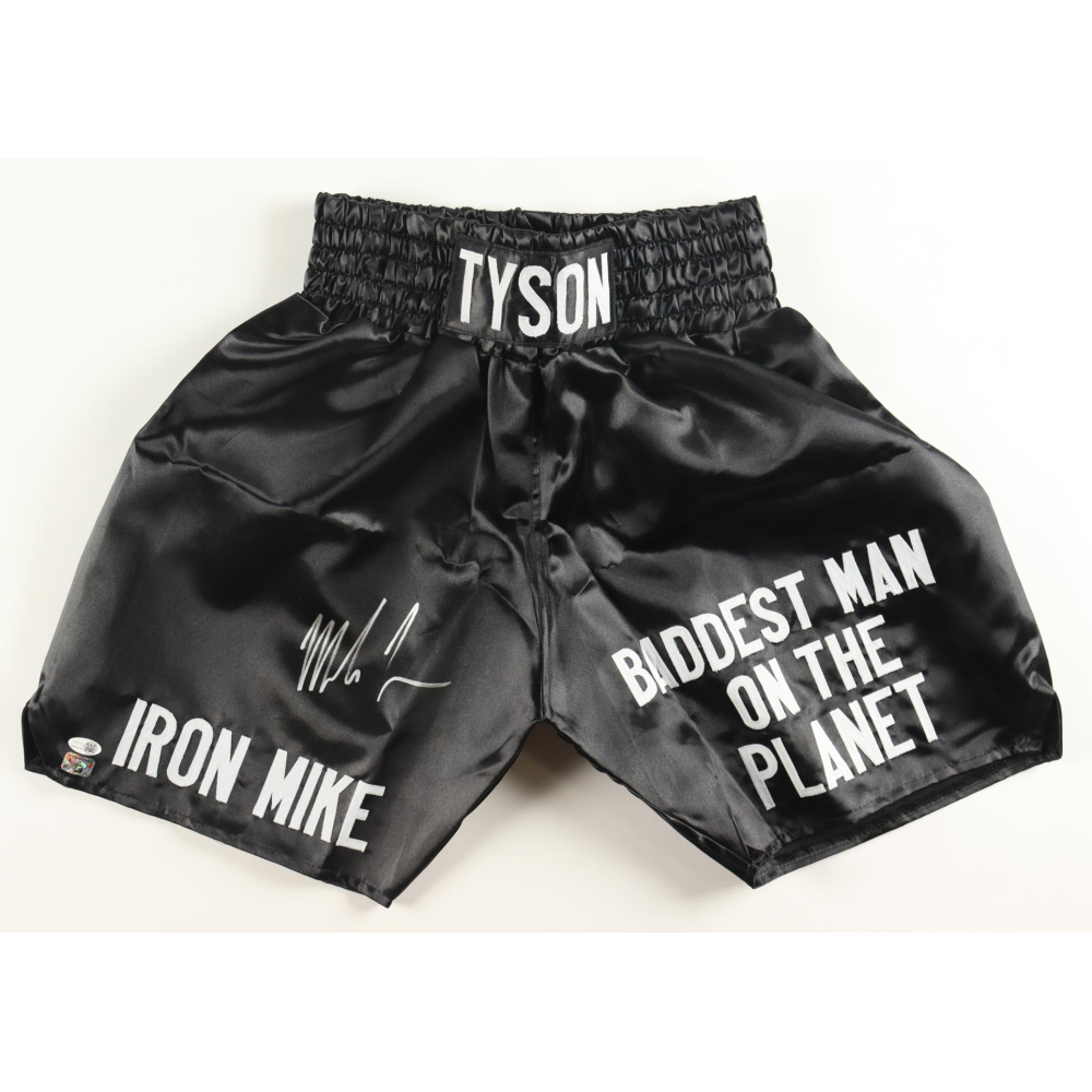 Mike Tyson Signed Boxing Trunks (Tyson & JSA) | Pristine Auction