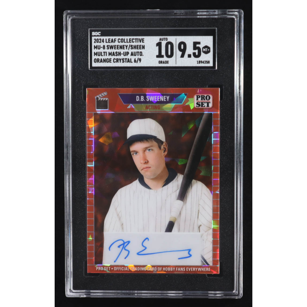 D.B. Sweeney / Charlie Sheen 2024 Leaf Collective Multi Mash-Up Dual ...