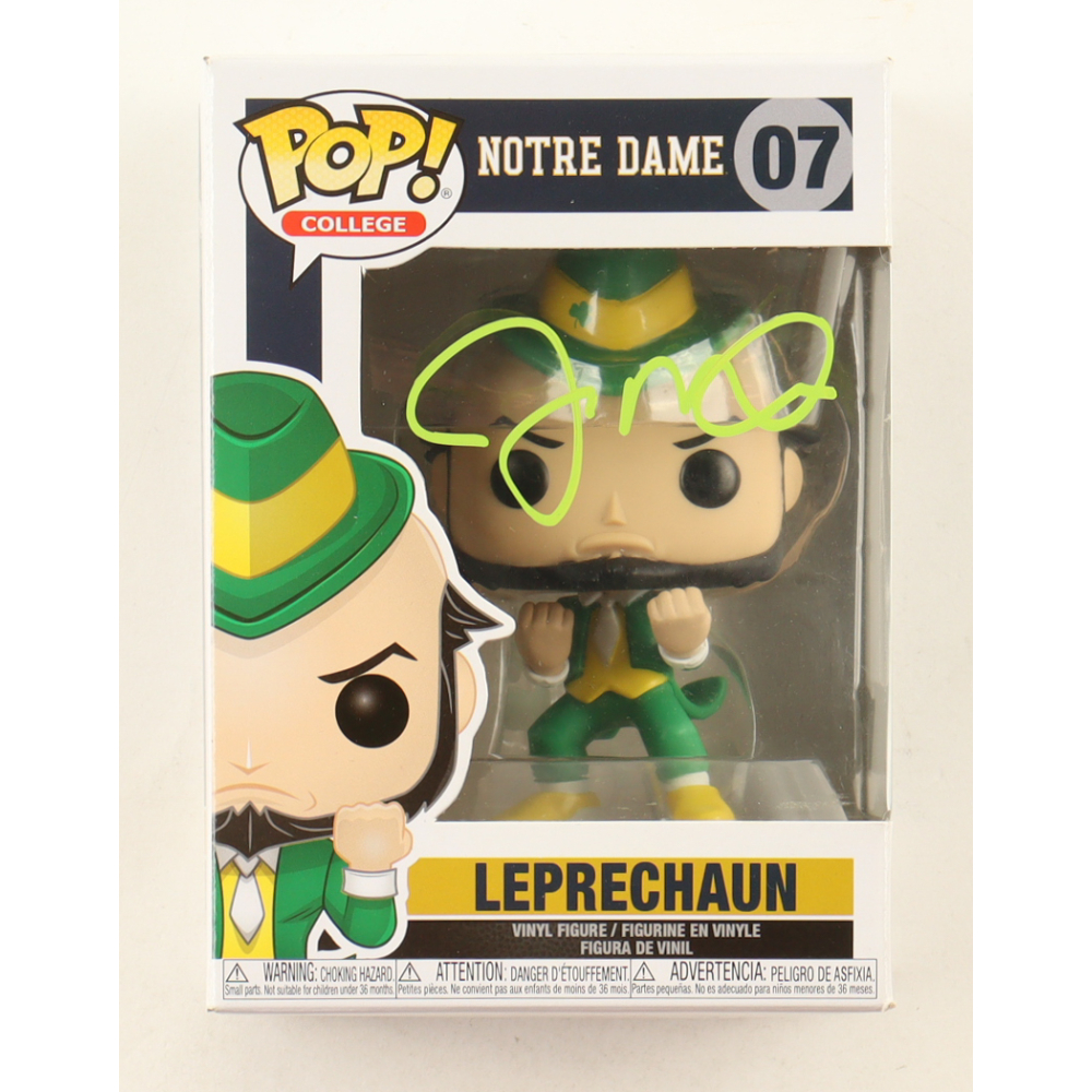 Joe Montana Signed "Notre Dame" #07 Leprechaun Funko Pop! Vinyl Figure ...