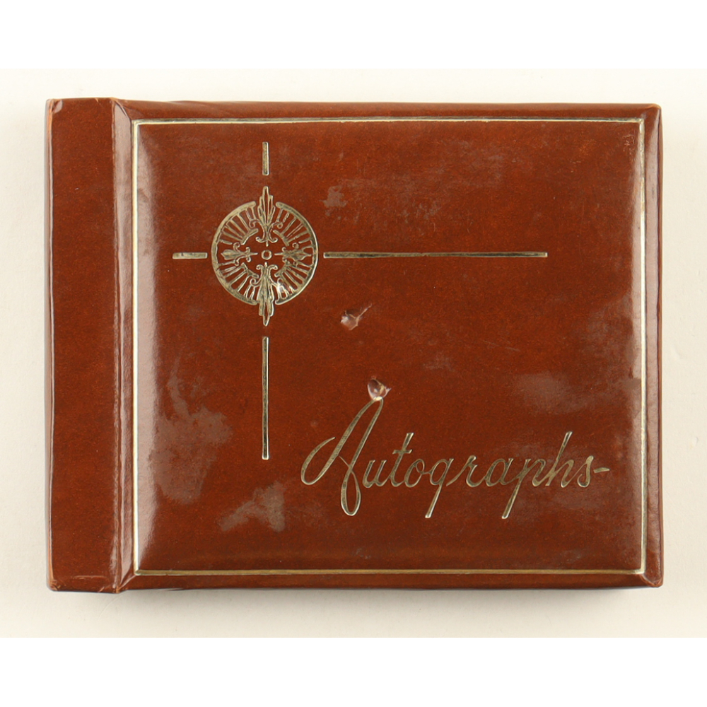 Sports Super-Stars Autograph Book Signed by (41) with Jesse Owens ...