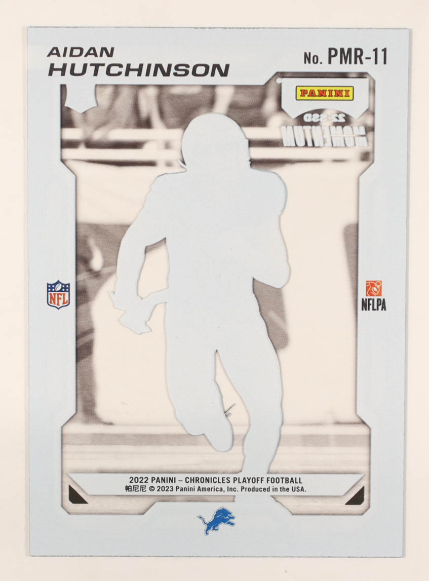 Aidan Hutchinson 2022 Panini Chronicles Playoff Momentum Rookies #11 RC ...