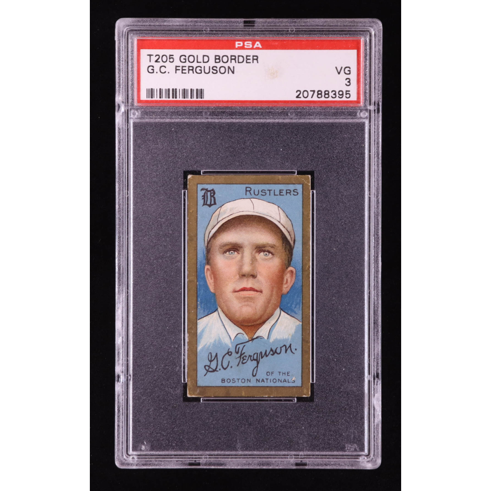 George Ferguson 1911 T205 Gold Border #64 (PSA 3) | Pristine Auction