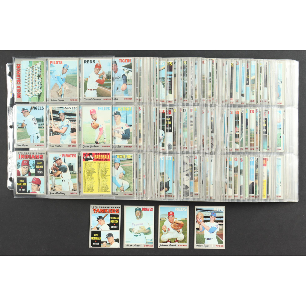 1970 Topps Baseball Complete Set (720) Cards with Nolan Ryan #712, Hank ...