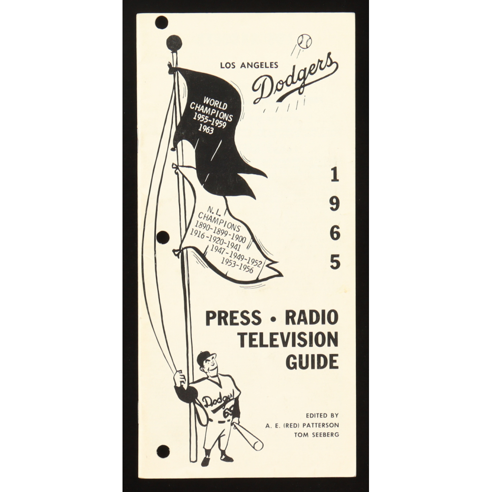 1965 Dodgers Official Press-TV-Radio Guide | Pristine Auction