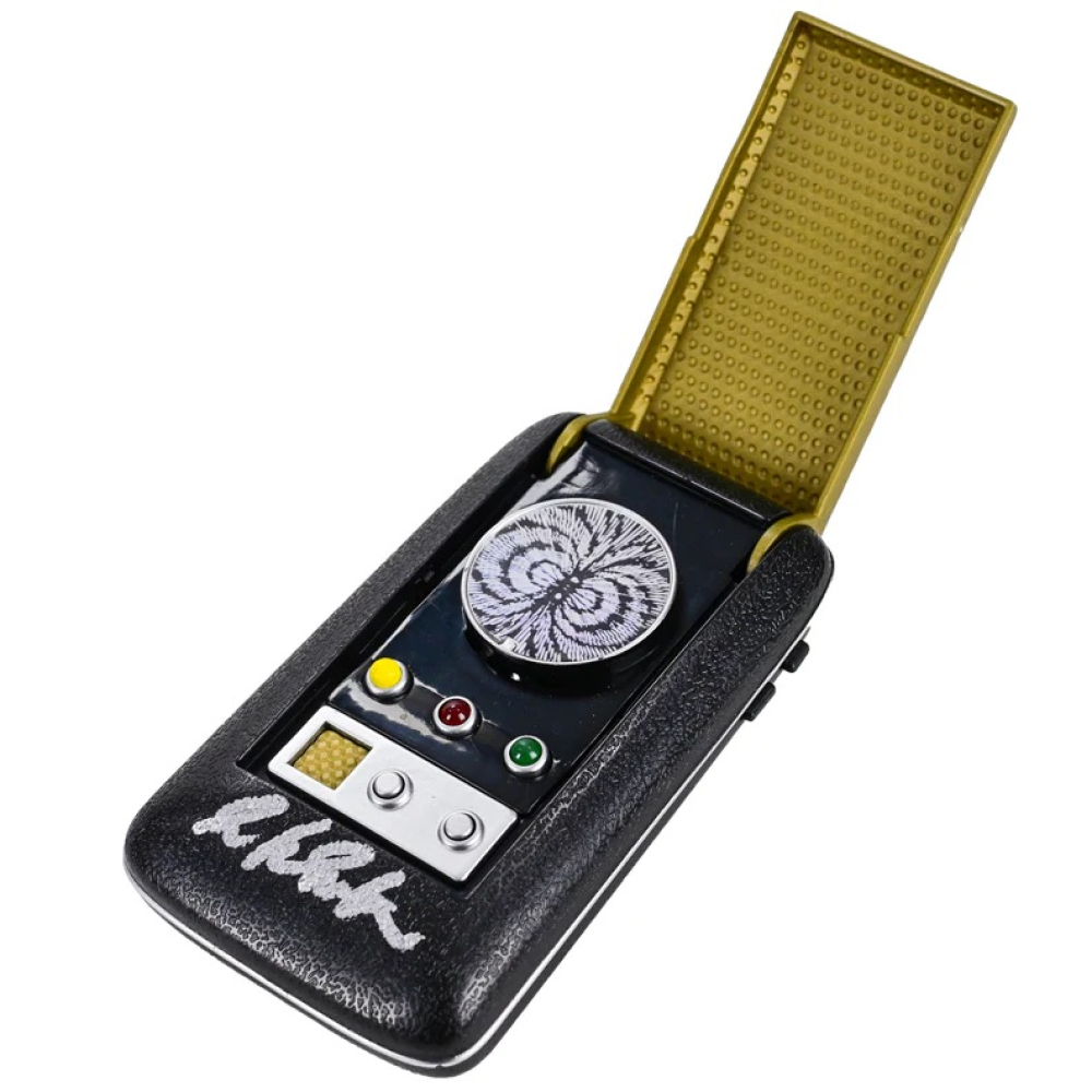 William Shatner Signed Classic Star Trek Captain Kirk Communicator (CA ...