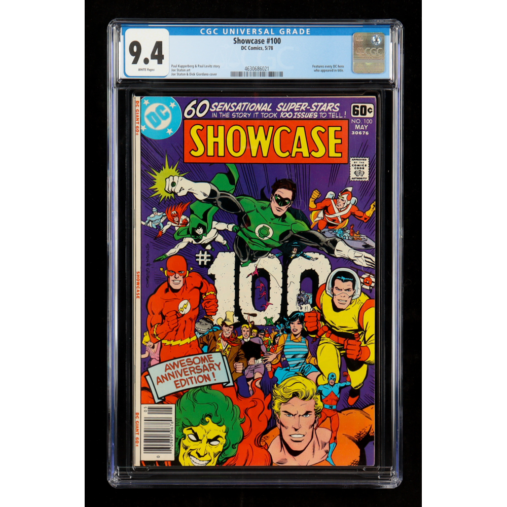 1978 "Showcase" Issue #100 DC Comic Book (CGC 9.4) | Pristine Auction