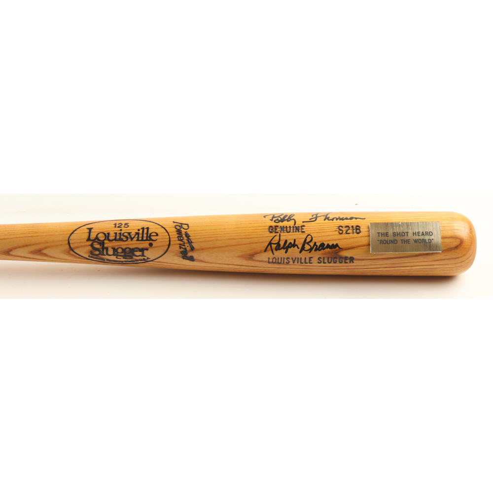 Ralph Branca & Bobby Thomson Signed "The Shot Heard Around The World ...