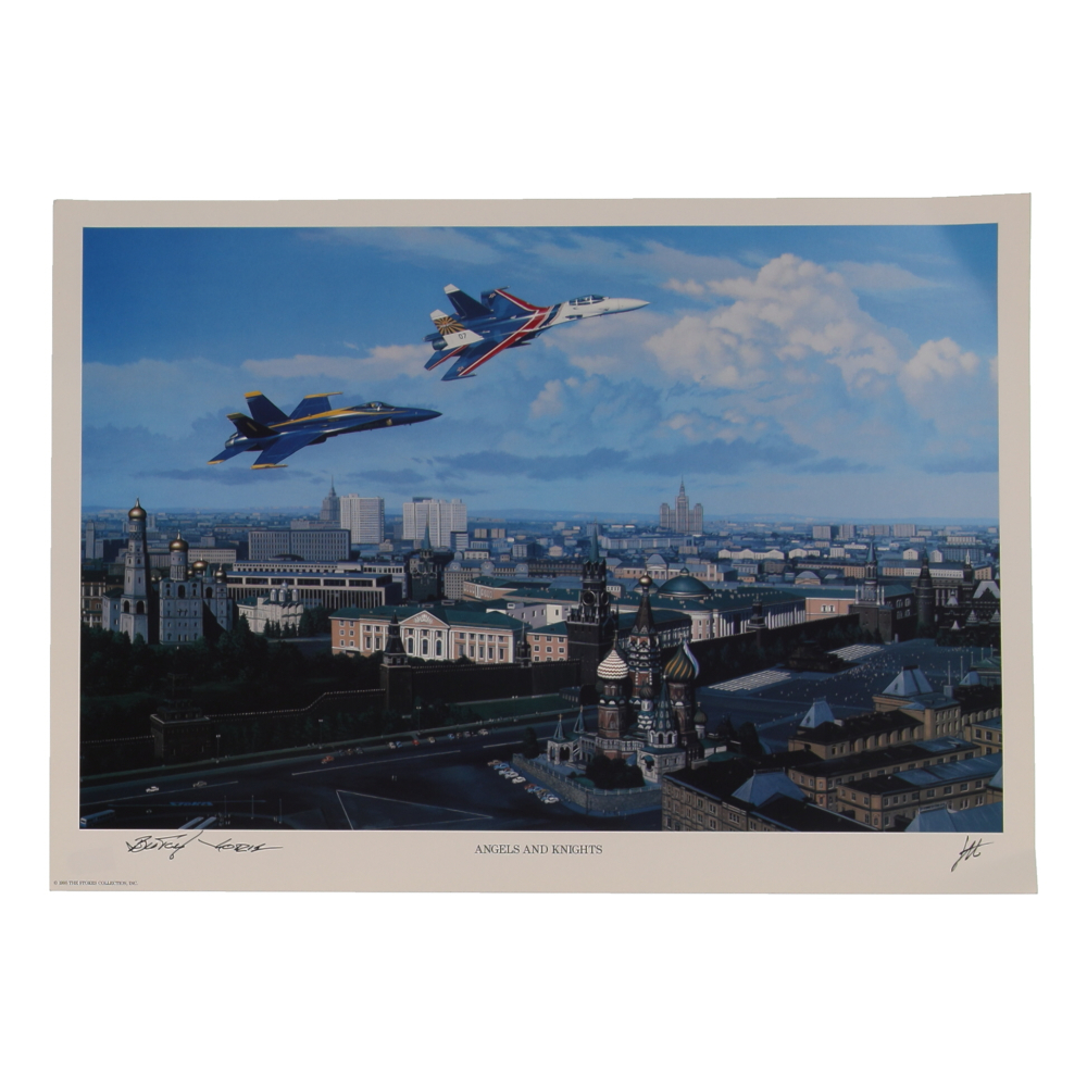 Butch Voris Signed Stan Stokes "Angels and Knights" Lithograph (AIV ...