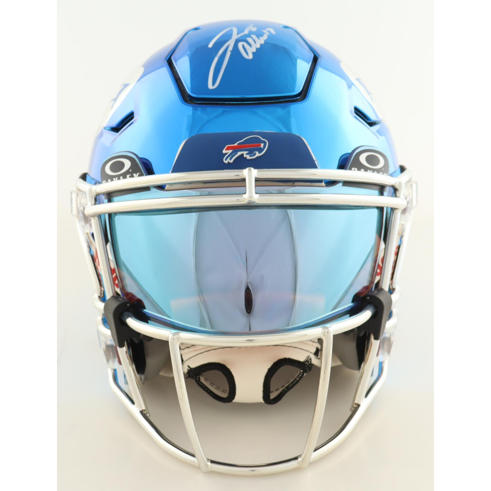 Josh Allen Signed Bills Full-Size Authentic On-Field Chrome Speedflex ...