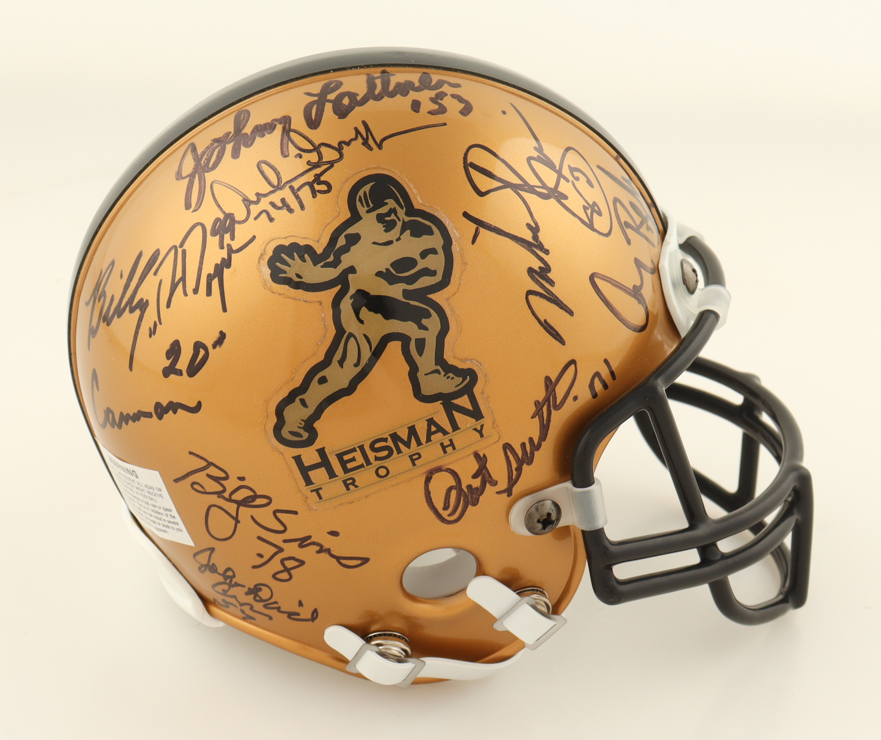 "Heisman Trophy Winners" Heisman Logo Mini Helmet With Display Case ...