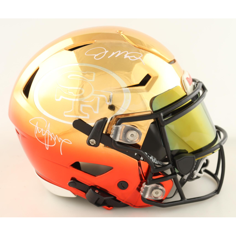 Joe Montana & Steve Young Signed 49ers Full-Size Authentic On-Field ...