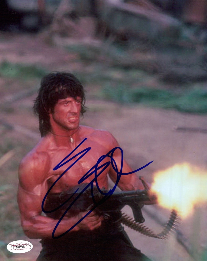 Sylvester Stallone Signed "Rambo" 8x10 Photo (JSA COA) | Pristine Auction