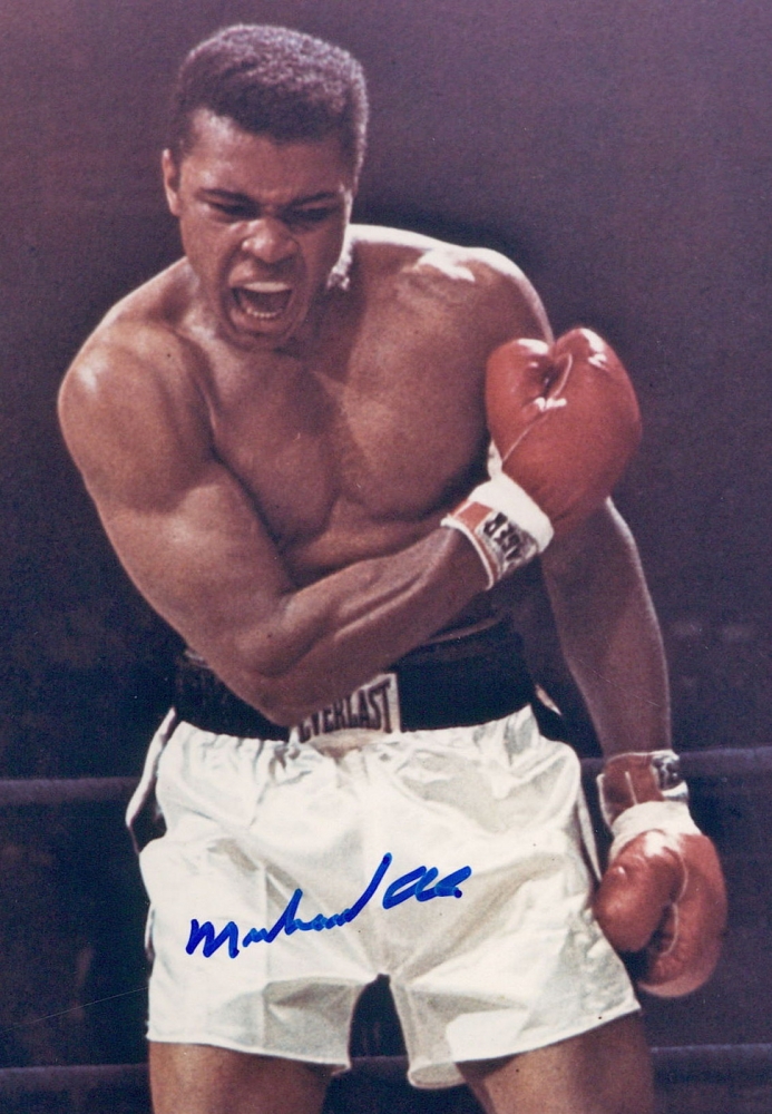 Muhammad Ali Signed Iconic "Ali over Liston" 8x10 Photo (JSA ALOA ...
