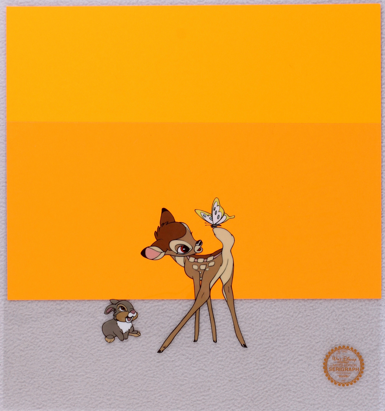 Bambi & Thumper Walt Disney Limited Edition Animation Serigraph Cel ...