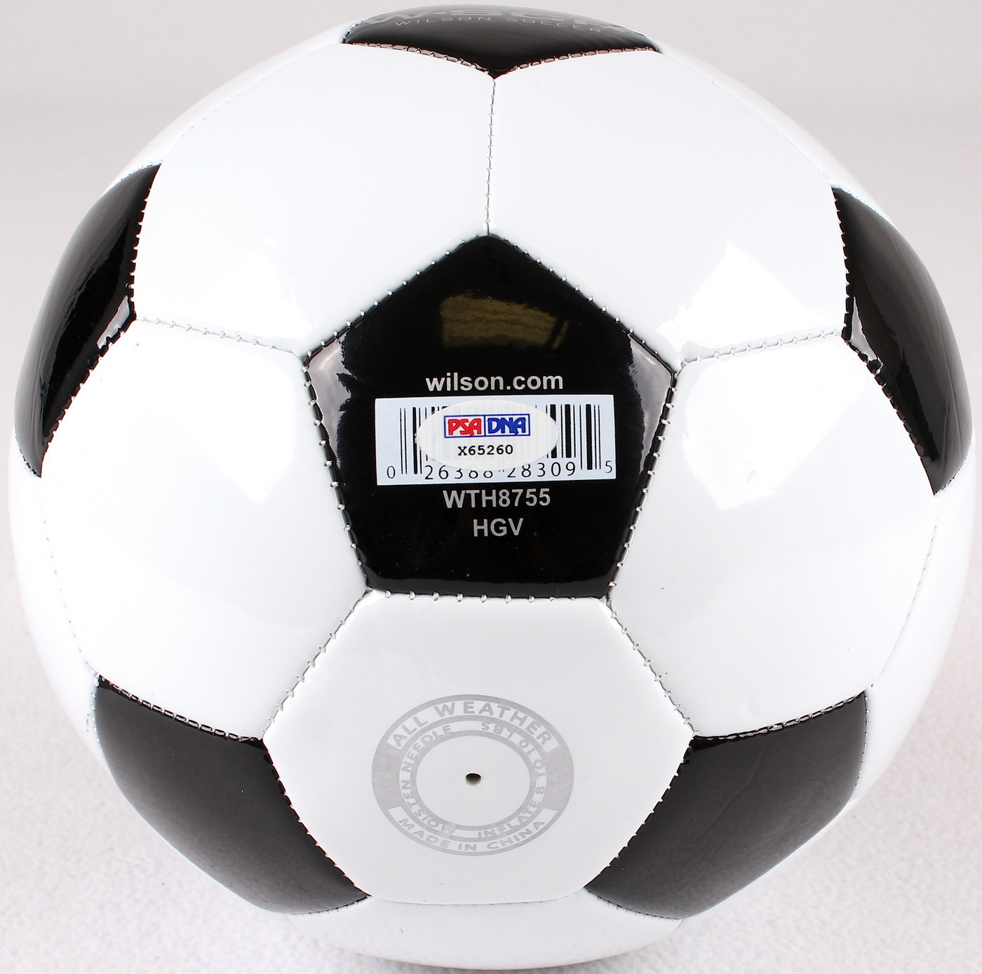 Hope Solo Signed Wilson Soccer Ball Inscribed "US Gold" & "108 '12 ...