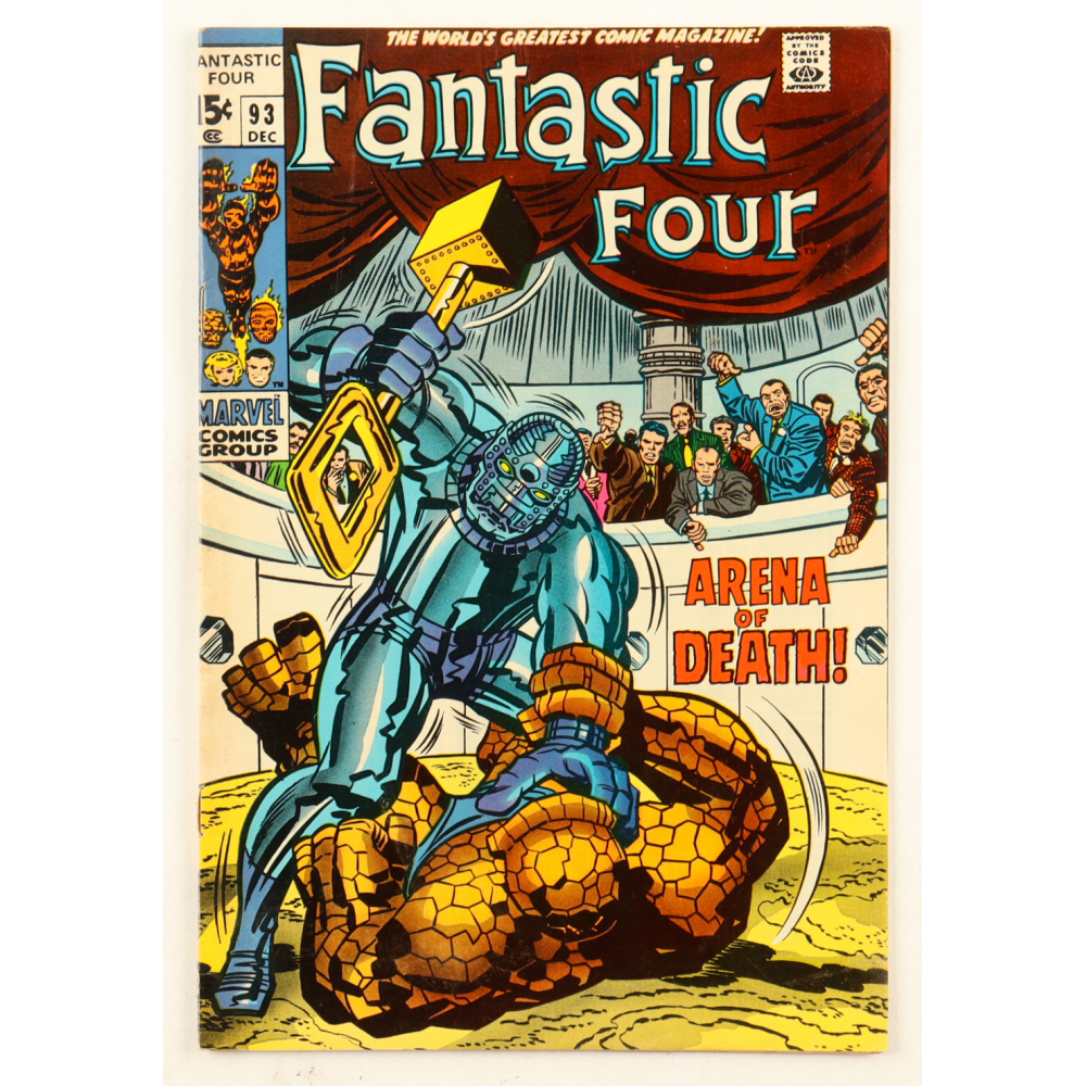 1969 "Fantastic Four" Issue #93 Marvel Comic Book | Pristine Auction