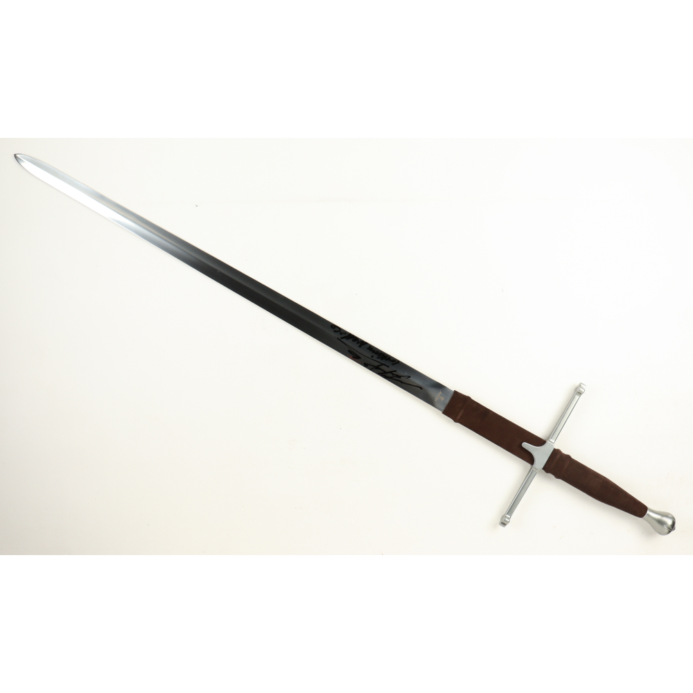 Mel Gibson Signed "Braveheart" Full-Size Prop Replica Sword Inscribed ...