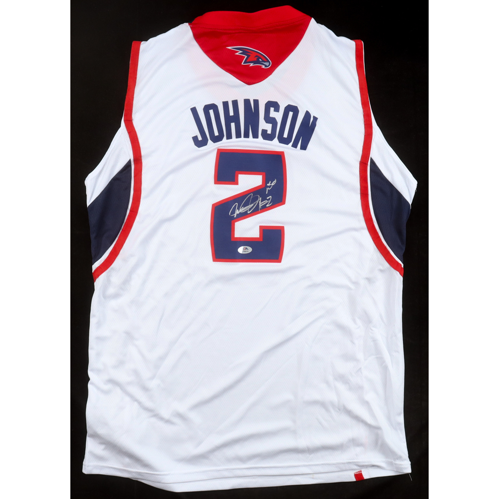 Joe Johnson Signed Hawks Adidas Authentic Jersey Inscribed "ISO" (PSA ...