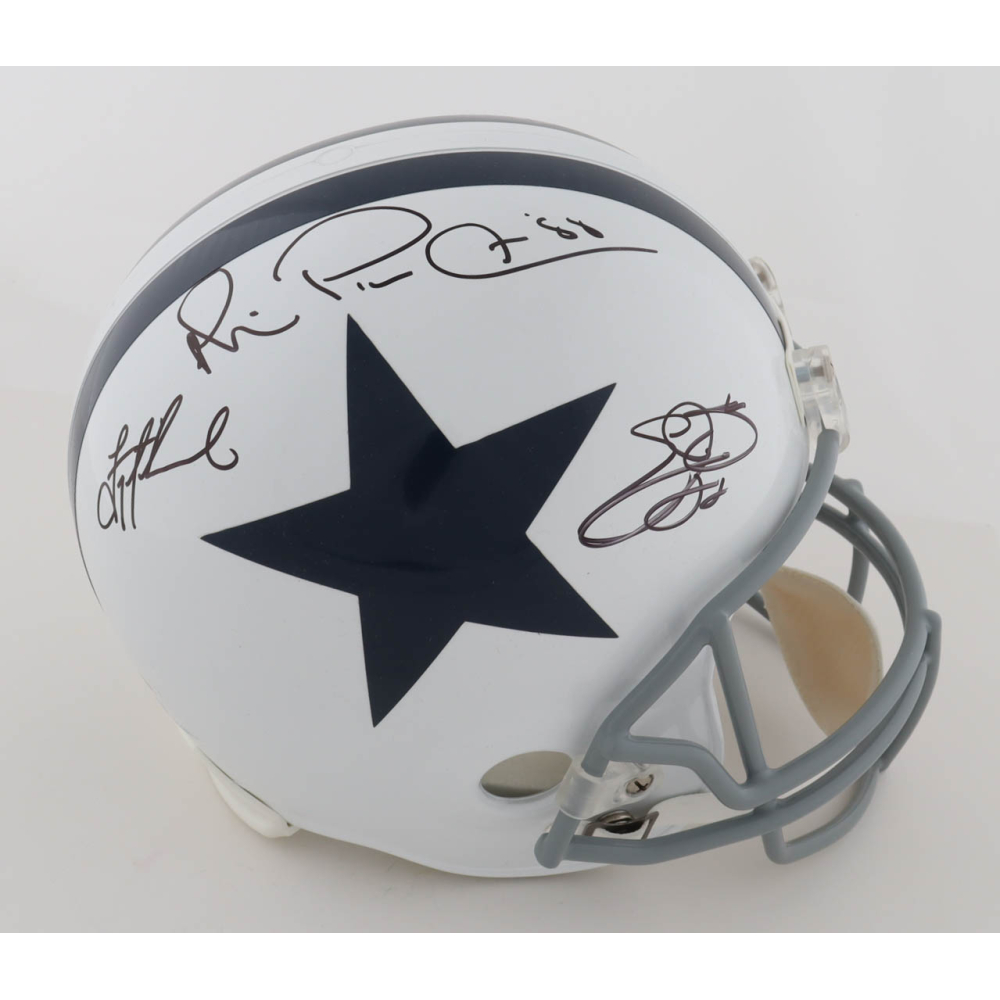 Michael Irvin, Troy Aikman & Emmitt Smith Signed Cowboys Full-Size ...