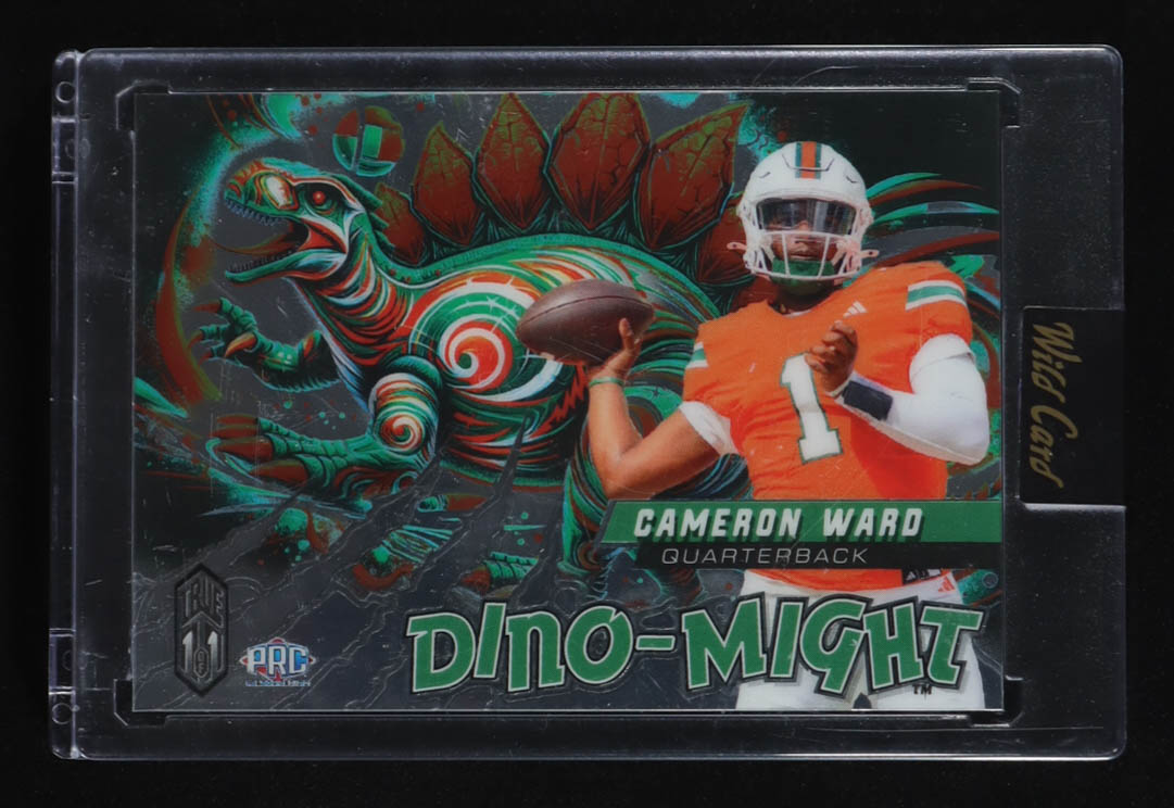 Cameron Ward 2024 Wild Card Alumination Dino-Might Color Match # ...