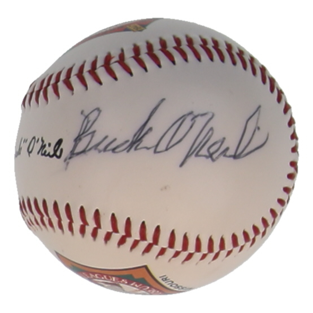Buck O'Neil Signed 50th Anniversary Commemorative Logo Baseball (JSA ...